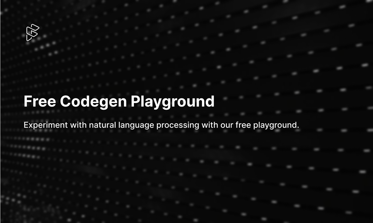 Free Codegen Playground | Forefront Free Codegen Playground | Forefront